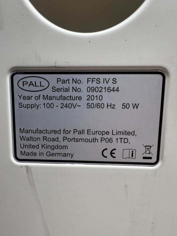 PALL Flowstar IV Filter Integrity Test Instrument FFS04S – Wiley Biomedical